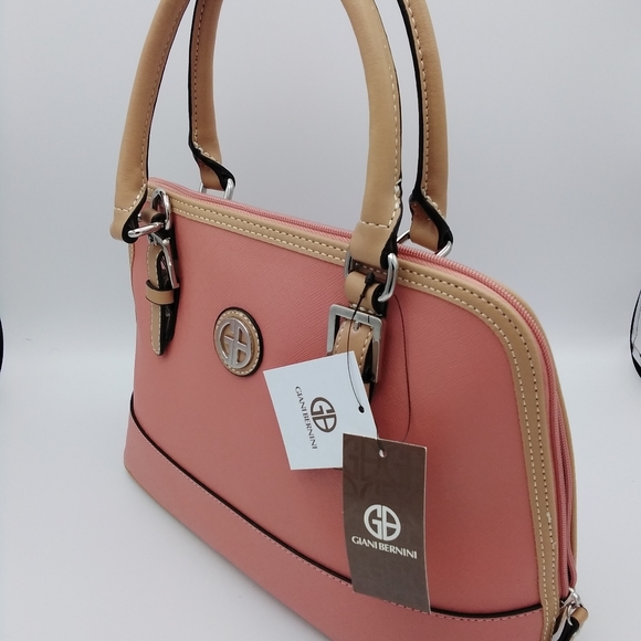 Giani Bernini | Bags | Modern Pink Giani Bernini Satchel Handbag | Poshmark